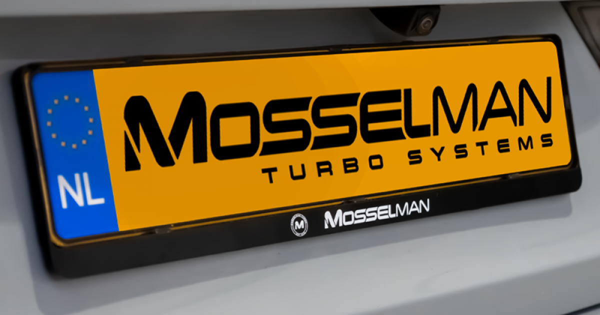 Mosselman License Plate Holder - Mosselman Turbo Systems