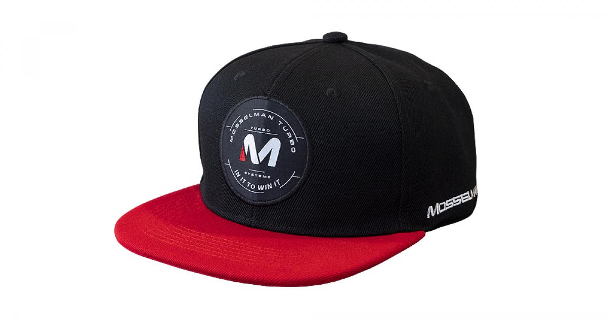 Mosselman Snapback Cap, Black/Red - Mosselman Turbo Systems