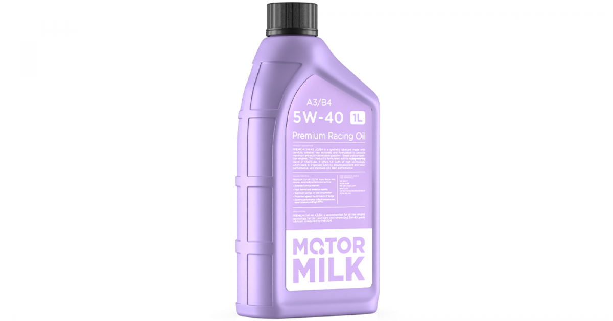 MOTOR MILK 5W40 1L - Mosselman Turbo Systems