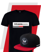 Mosselman T-Shirt Model 4, Men Black M - Mosselman Turbo Systems